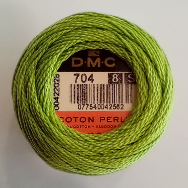 DMC Perlgarn Nr. 8 Coton Perlé col. 704 - Kunze.ch